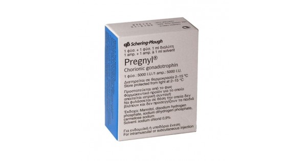 Pregnyl 5000 i.u. (Gonadotropin Chorionic) | Productos de farmacia