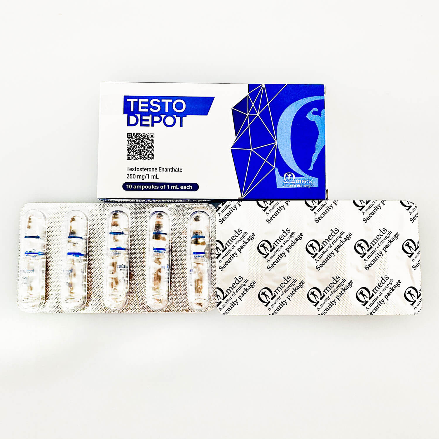 TestoDepot (Testosterone Enanthate) - 10amps (250mg/ml) | Omega Meds